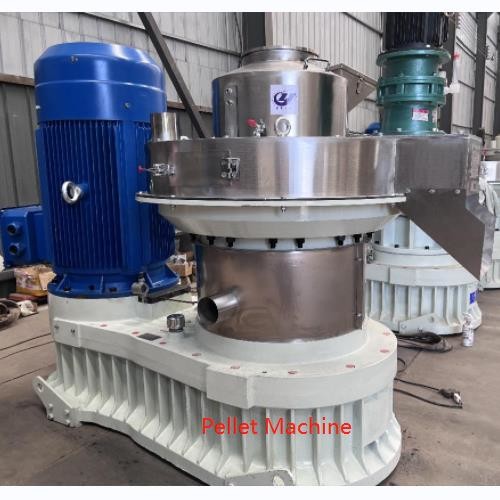 3 Phases Wood Pellet Machine 160kw Grass Pellet Maker Grease Pump